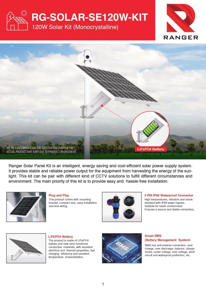 RG-SOLAR-SE120W-KIT - Ranger